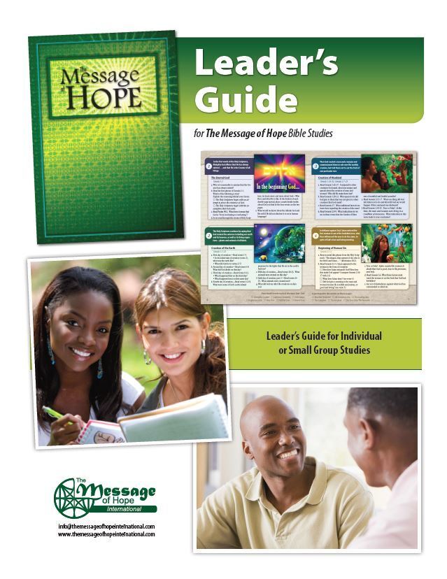 The Message of Hope Leader's Guide - Download | Good Soil